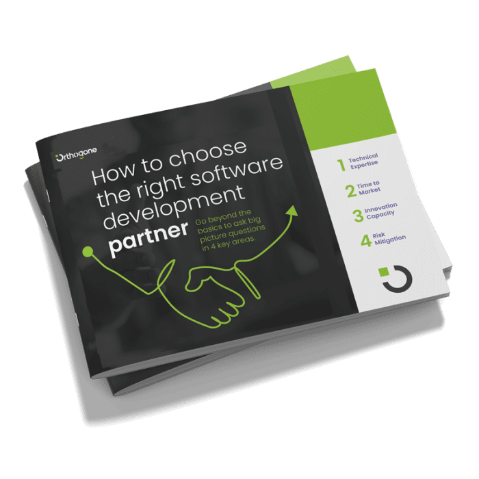 Strategic Product Development Partnership | Orthogone