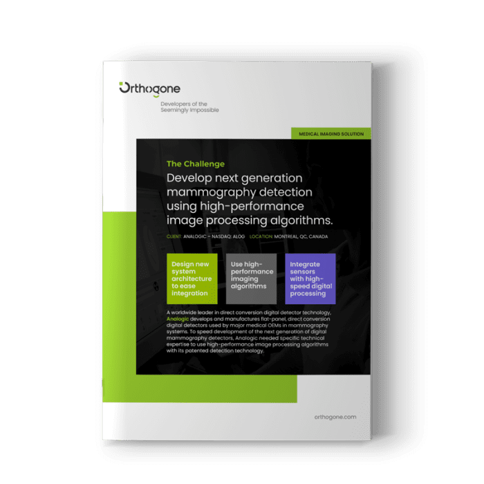 Medical Imaging | Digital Mammography | Orthogone